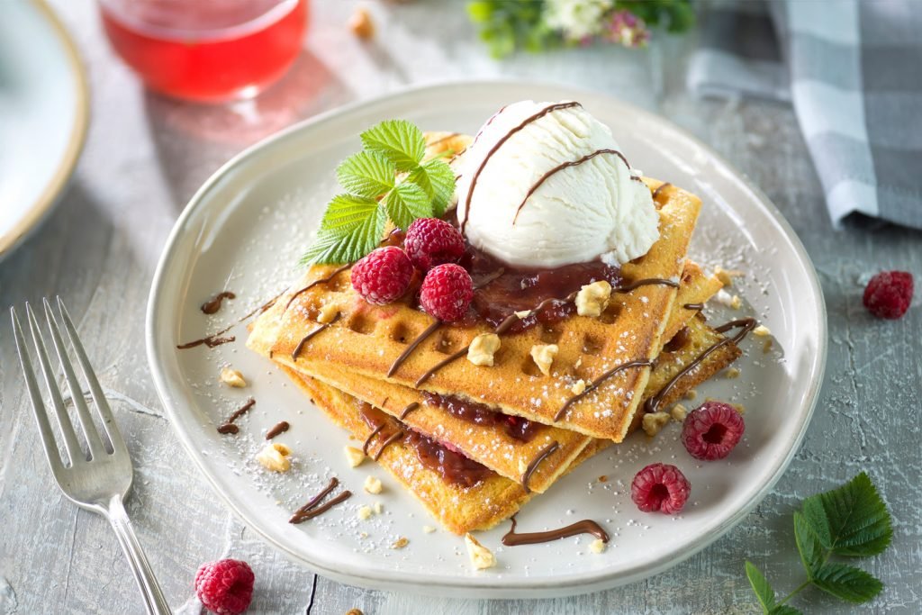 Waffle dulce belga de bruselas - Revista Maxi Online