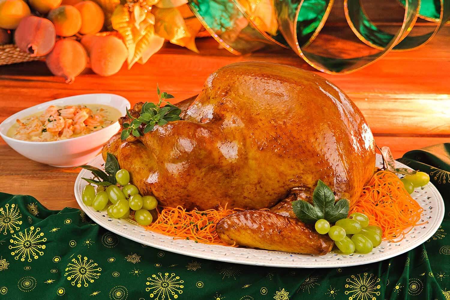 Pavo asado con salsa de camarones - Revista Maxi Online
